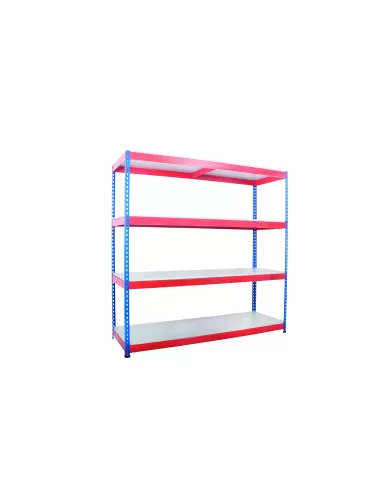 Anco Heavy Duty Rivet Racking – 4 Shelf MFC | 550kg Capacity, Easy ...