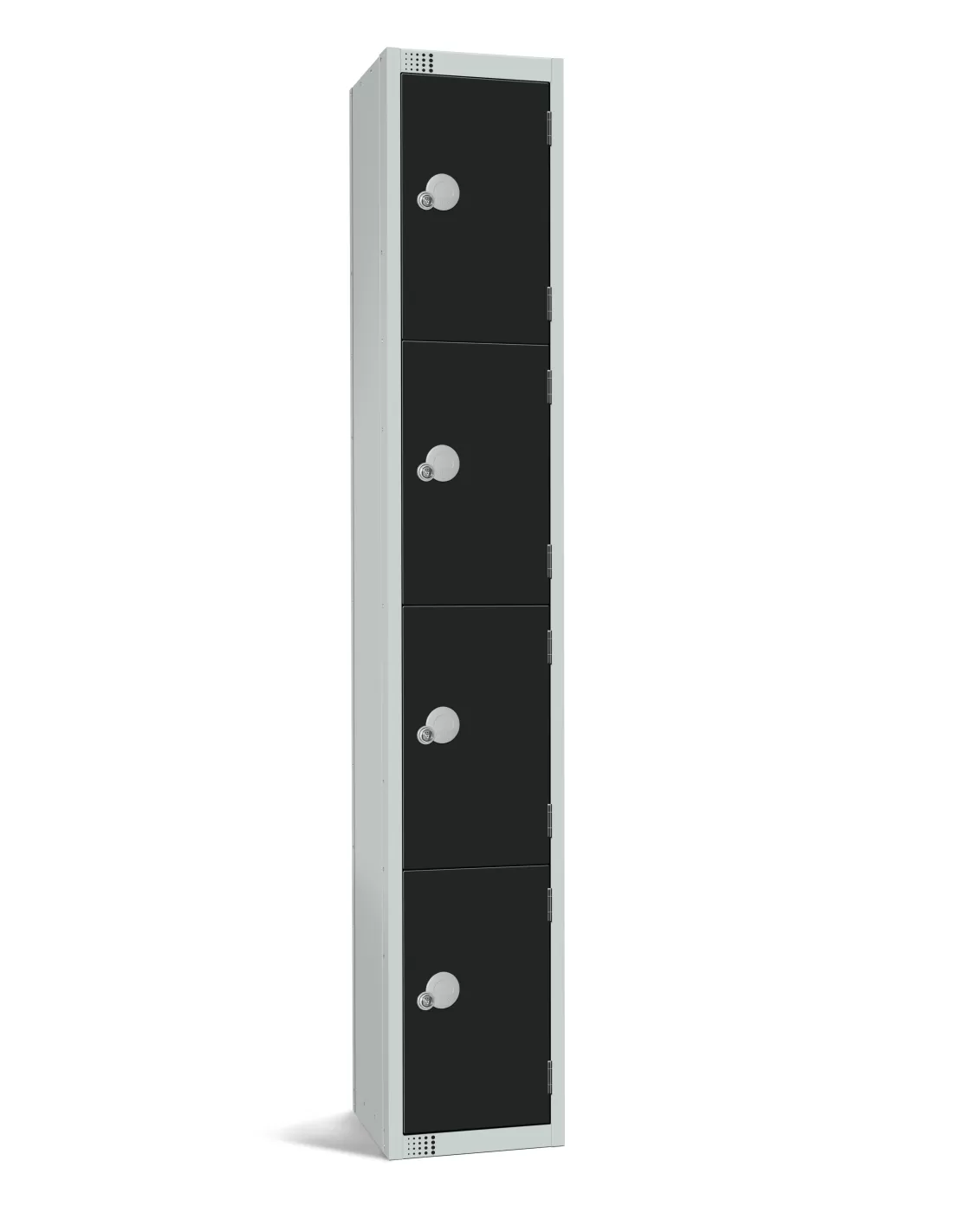 Elite Four Door Lockers Lockers 1800H x 300W x 300D Door Colour Black ...
